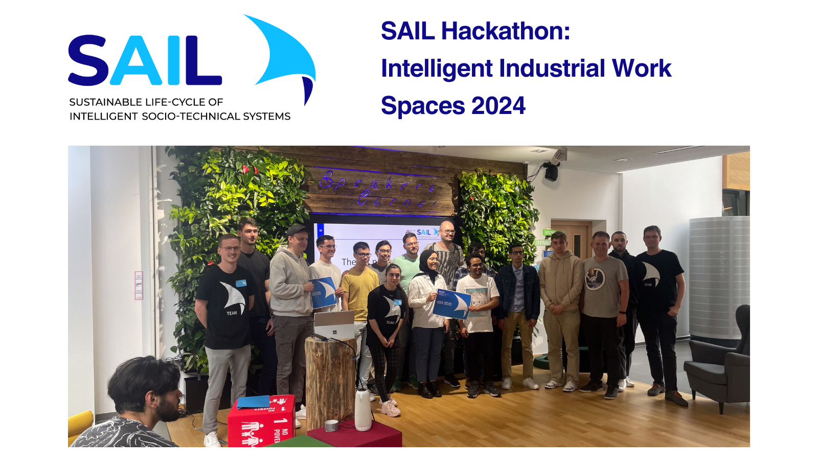 SAIL Hackathon - Intelligent Industrial Work Spaces 2024 at inIT: Focus ...